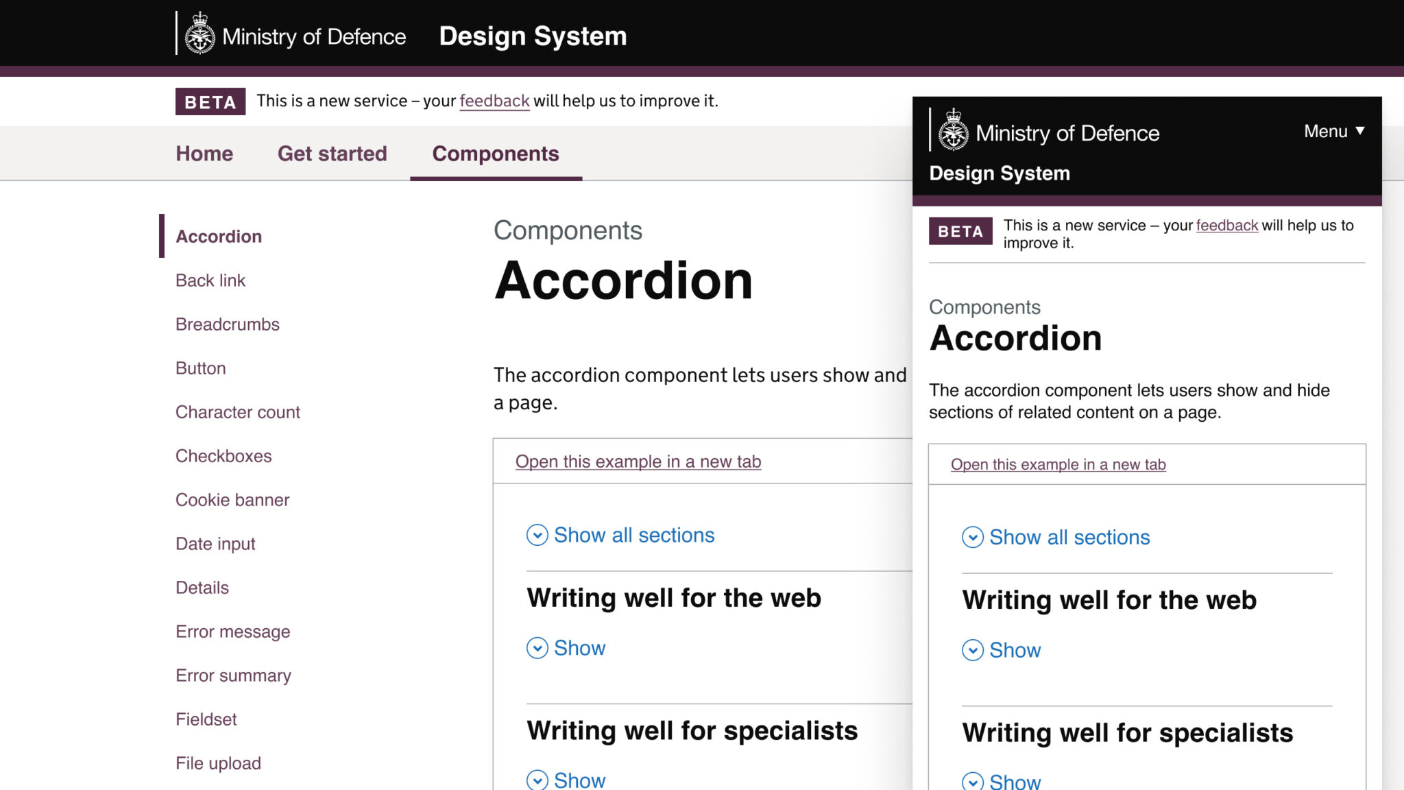 Introducing MOD.UK Frontend and the Design Library – Defence Digital