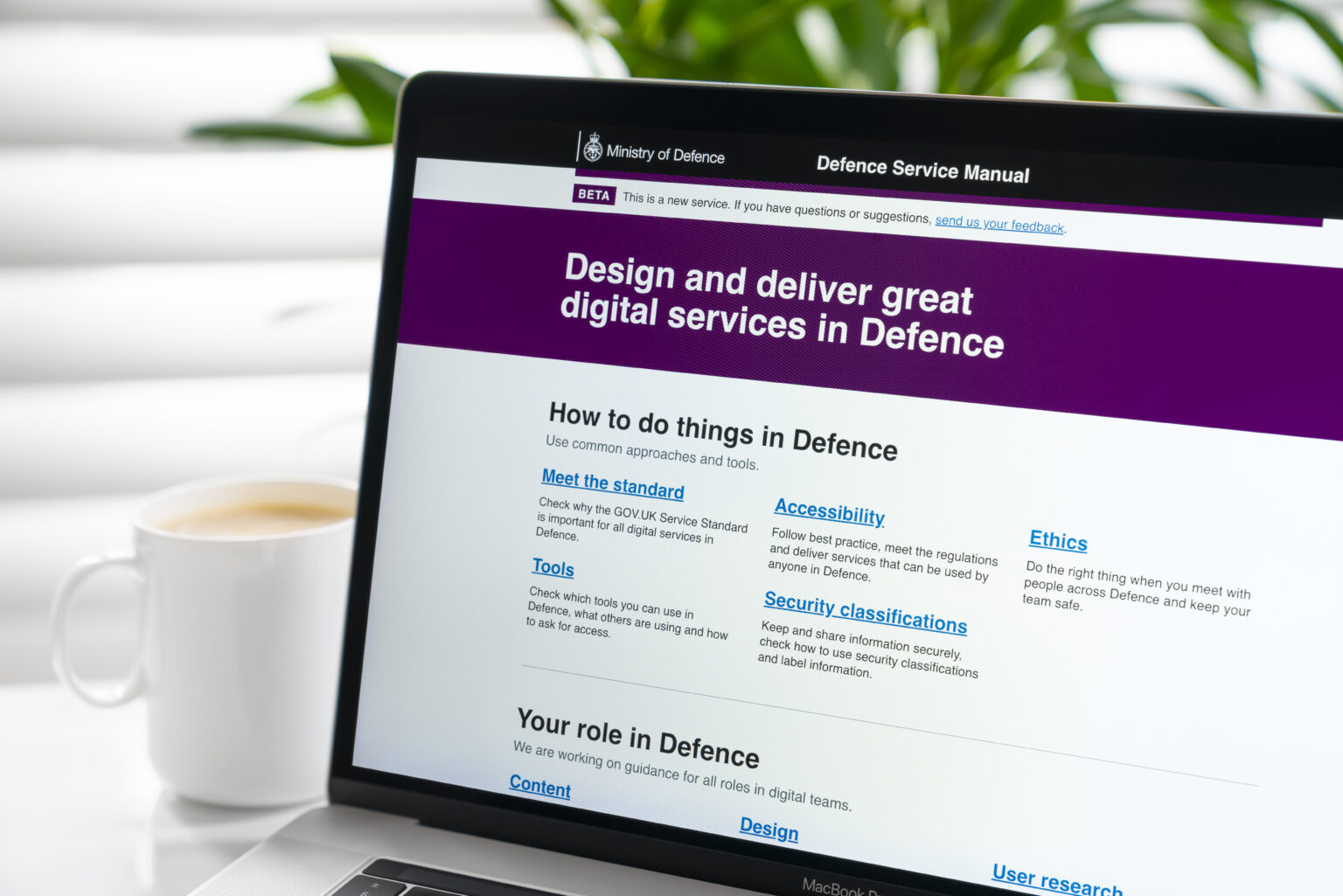 Definitive guidance for digital services – Defence Digital